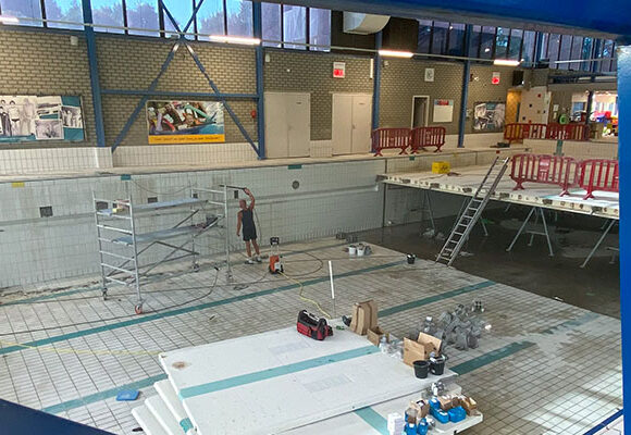 Movable pool floors for swimming pools - Variopool the Netherlands